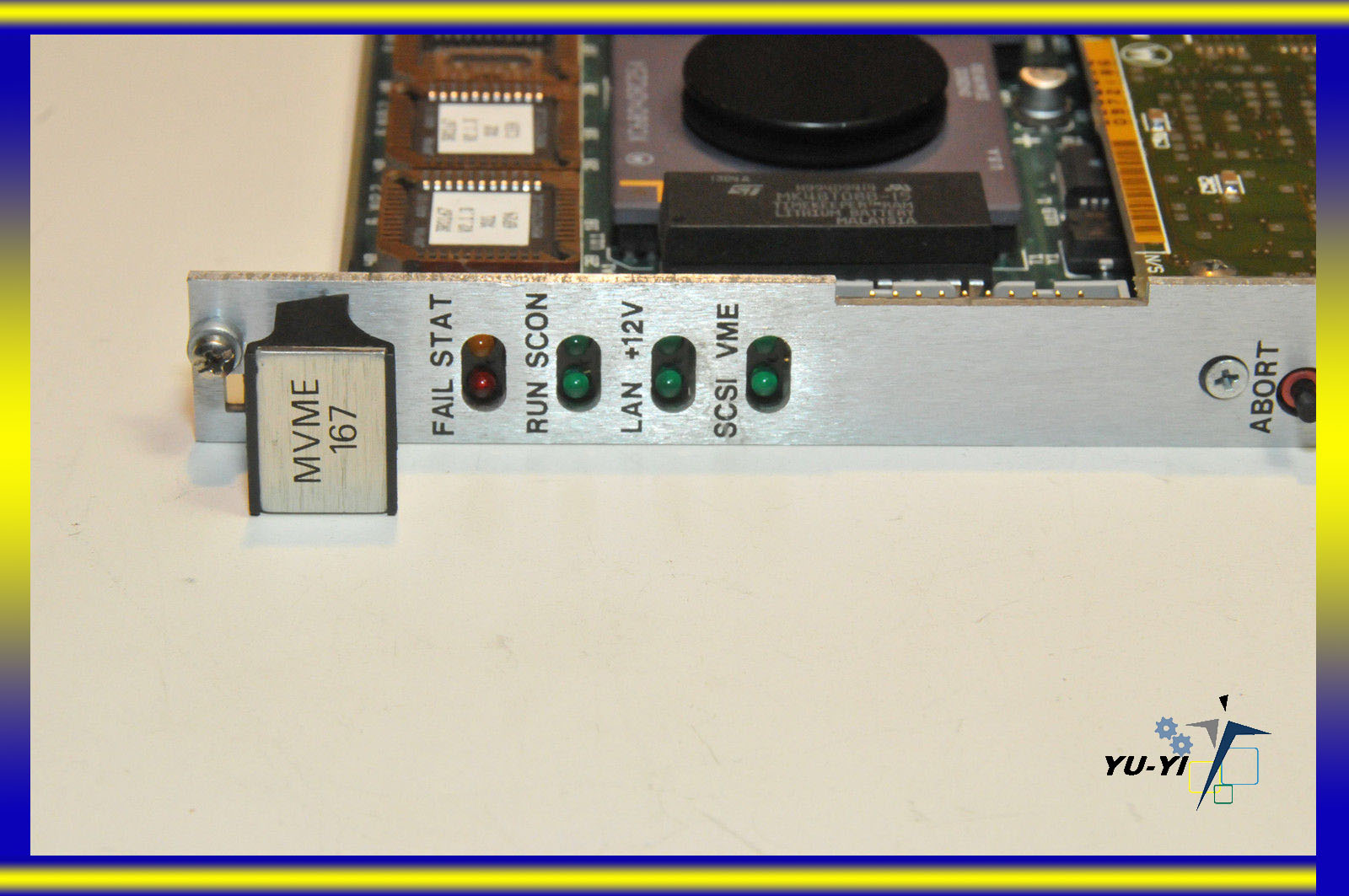 Motorola MVME167-01G VME CPU Board 01-W3632B-01G - PLC DCS SERVO Control MOTOR POWER SUPPLY IPC ...